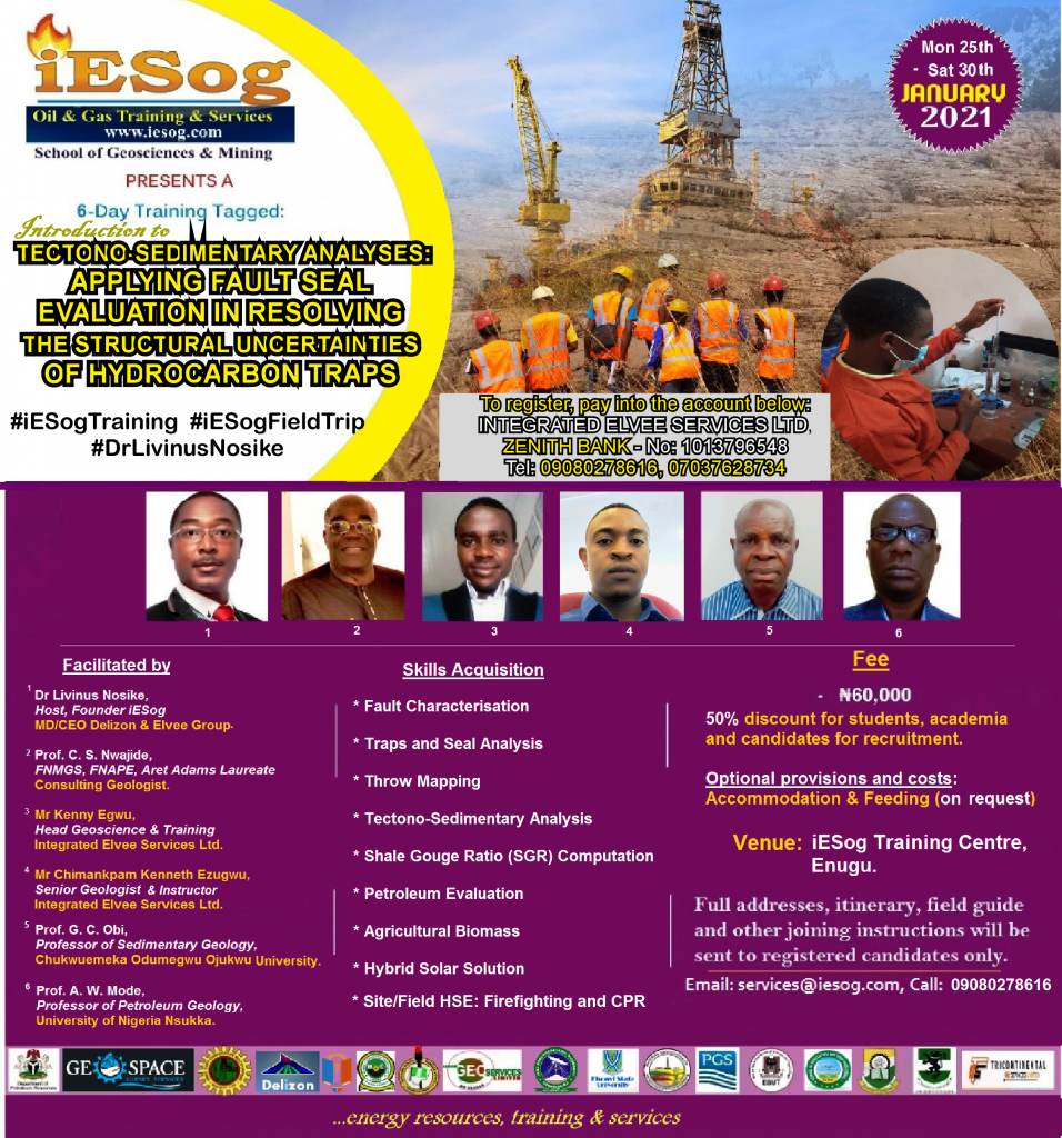 2021 Geoscience, Biomass and Renewable Energy training - IESog